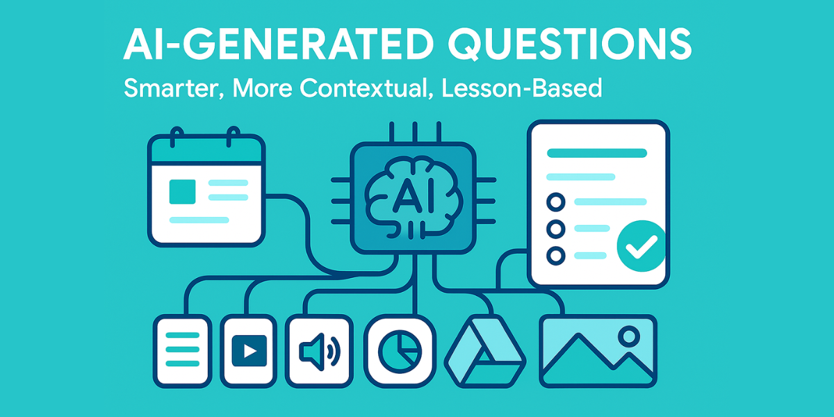 Contextual AI Quiz Generation Based on Lessons - Teamie Updates